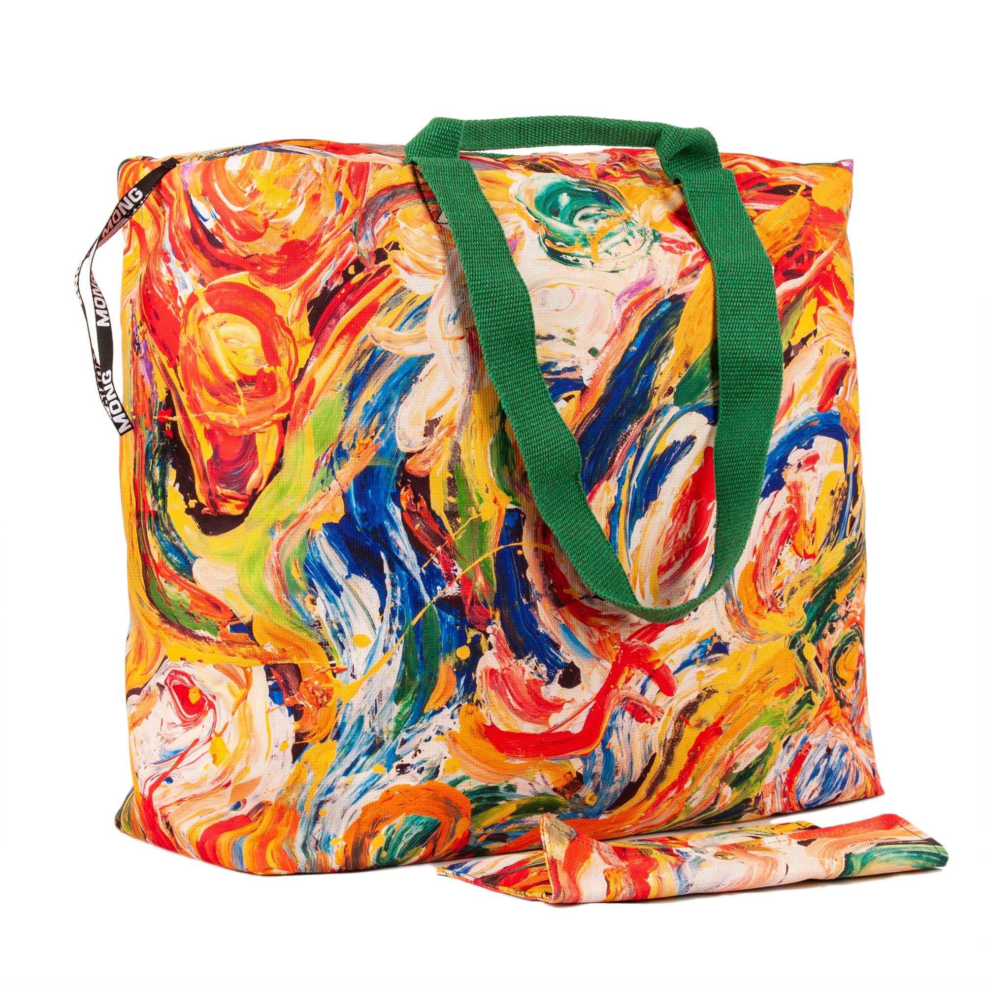 Extra Large Colorful Utility Tote Bag - MONG BAG 004